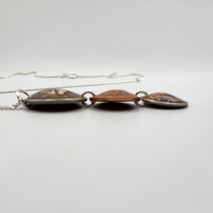 Triple Coin Necklace Made With Old Canadian Coins. - Etsy