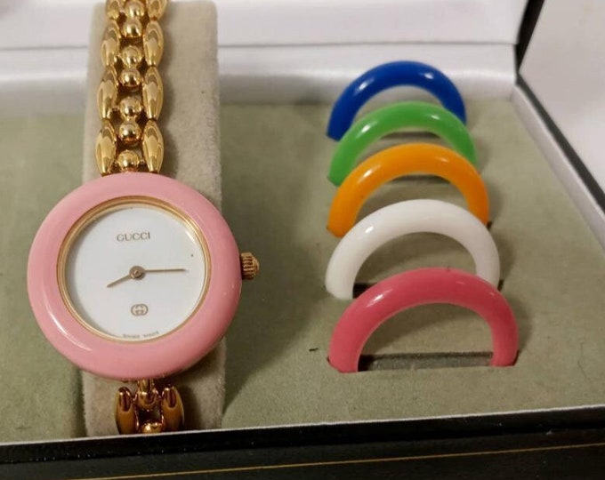 Vintage Gucci Multi Bezel Swiss Watch With Cert. of Aurthenticity - Etsy