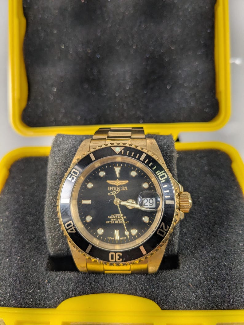 Vintage Invicta Automatic Watch - Etsy