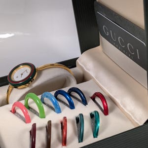 Vintage Gucci Multi Bezel Swiss Watch With Cert. of Authenticity - Etsy