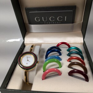 Vintage Gucci Multi Bezel Swiss Watch With Cert. of Authenticity - Etsy