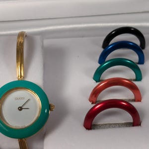 Vintage Gucci Multi Bezel Swiss Watch With Cert. of Authenticity - Etsy