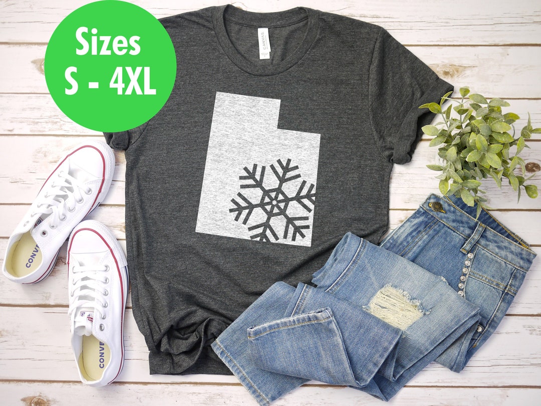 Utah Christmas T-shirt Park City Ski Shirt Utah State Deer - Etsy