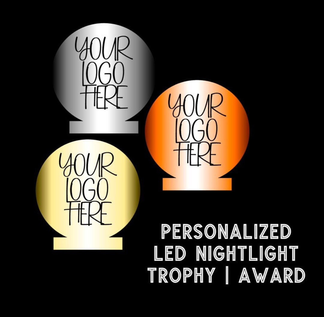 Personalized Trophy | LED Nightlight | Battery Nightlight | Acrylic ...