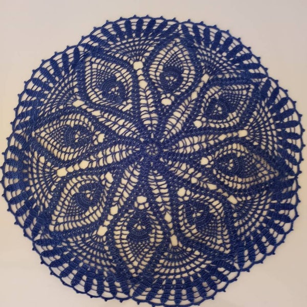 Blue Doilies - Etsy