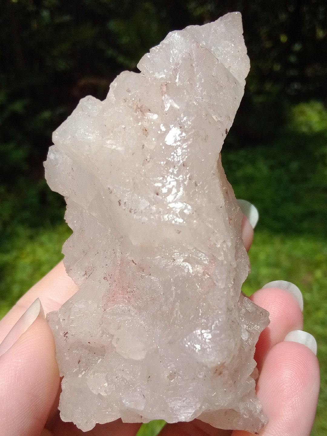 Nirvana (himalayan Growth Interference) Pink Ice Quartz. HUGE! FLOATER ...