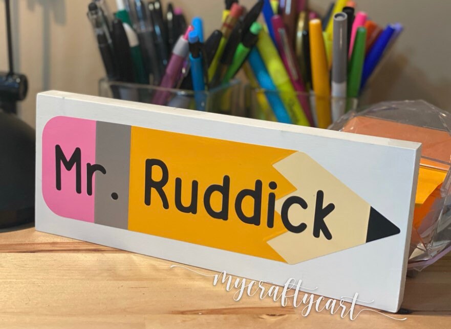 Teacher Gift • Teacher Wooden Block • Personalized Gift for Teacher ...