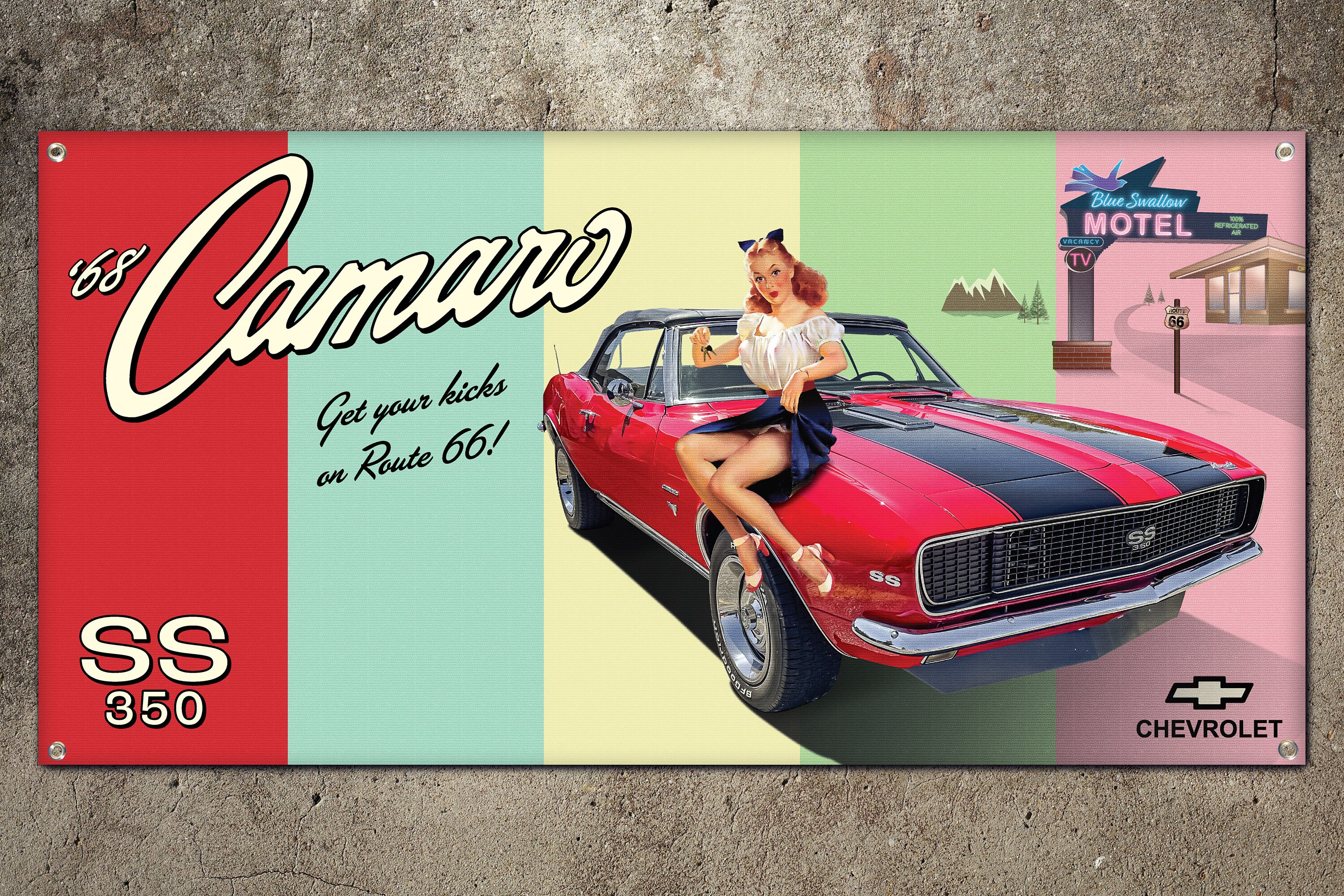 1968 Chevrolet Camaro 350 SS Garage Banner - Etsy