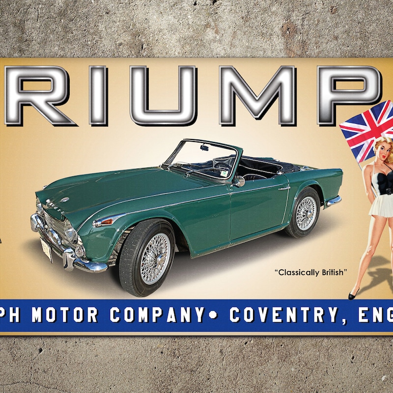 Vintage Triumph Badges - Etsy