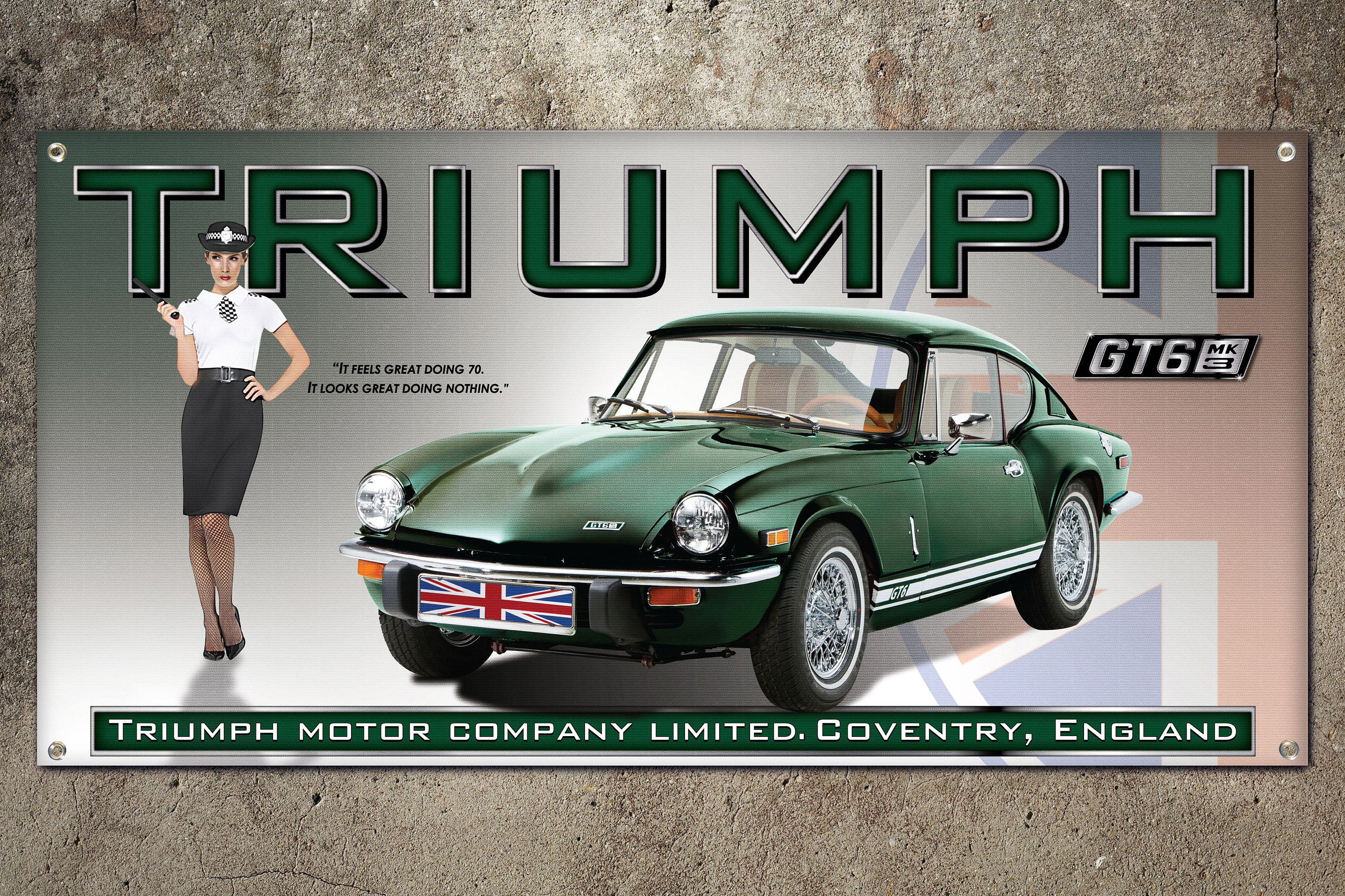 Custom Triumph GT6 MK3 Garage Banner 2ft X 4ft - Etsy
