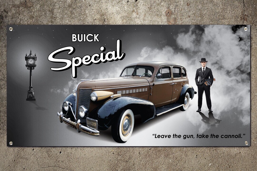 1937 Buick Special Garage Banner 2ft X 4ft - Etsy