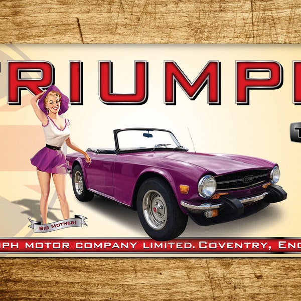 Triumph Tr6 - Etsy