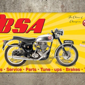 BSA Motorcycles Banner - Etsy