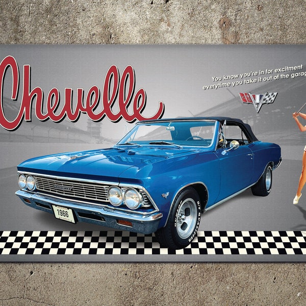 Chevelle Garage Signs - Etsy