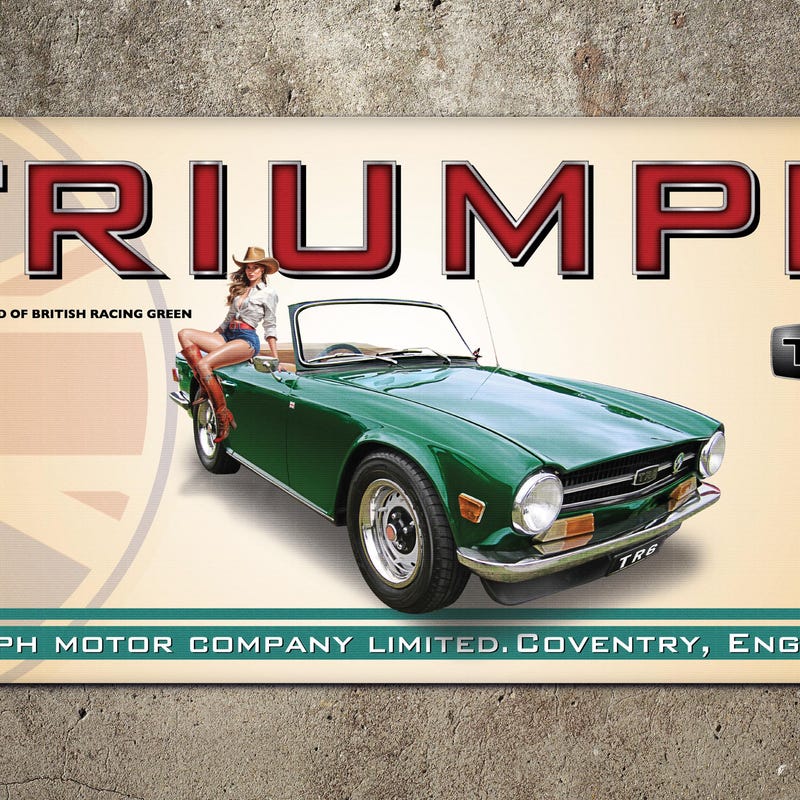 Triumph Tr6 - Etsy