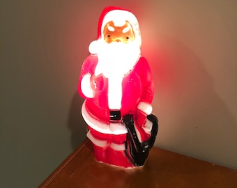 Light up santa | Etsy