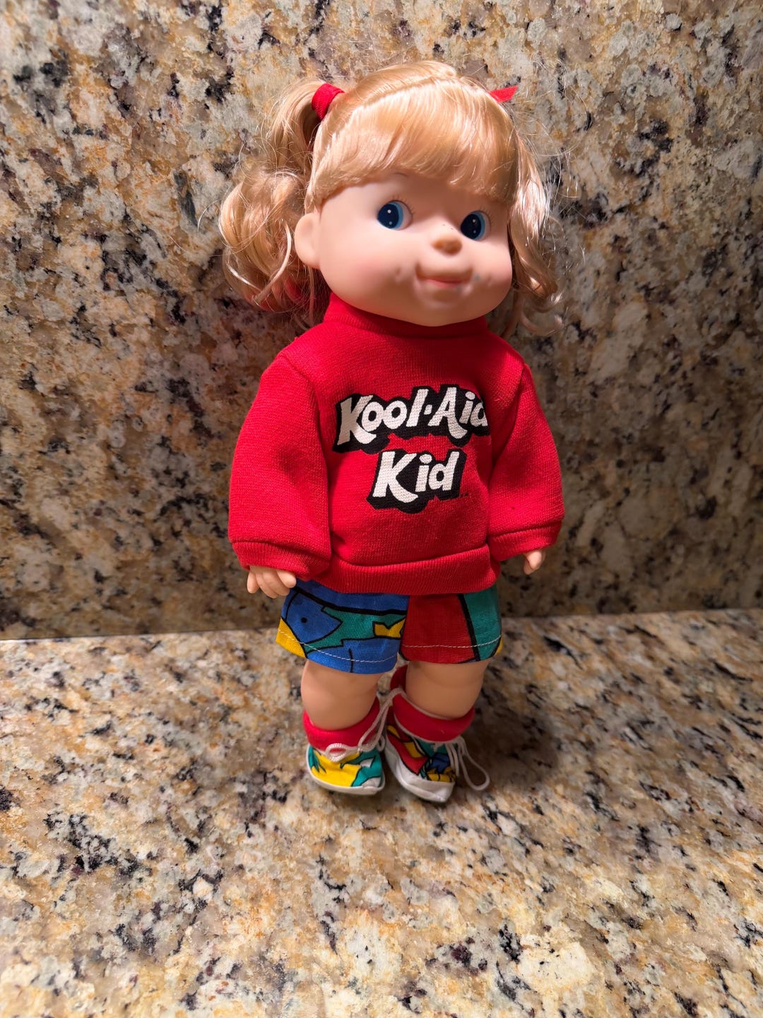 Vintage EEGEE Blonde Hair Kool-aid Kid Doll - Etsy