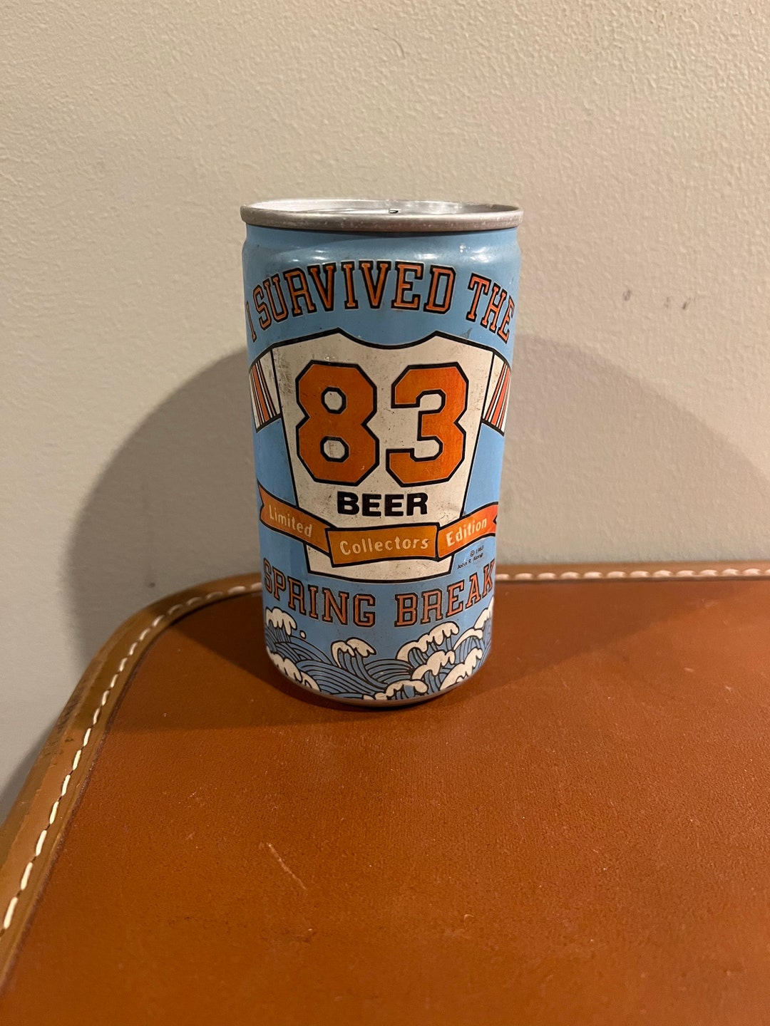 Vintage I Survived Spring Break Beer Can 1983 - Etsy