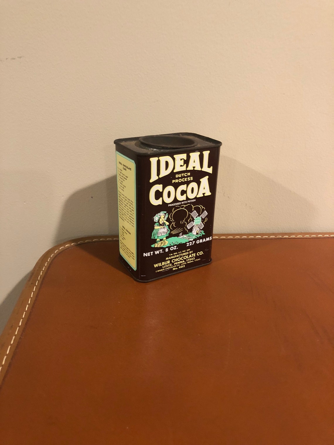 Vintage Ideal Cocoa Tin - Etsy