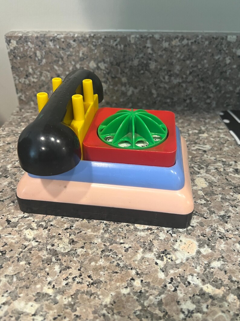 Vintage Plastic “ed-u-phone” Toy Puzzle - Etsy