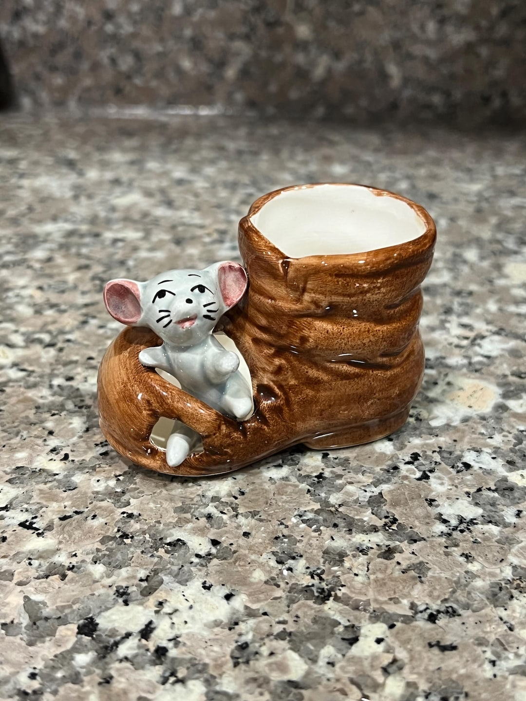 Vintage Napcoware Mouse in Boot Toothpick Holder - Etsy