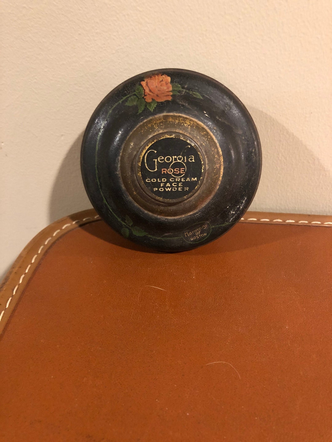 Vintage Georgia Rose Cold Cream Face Powder Tin - Etsy