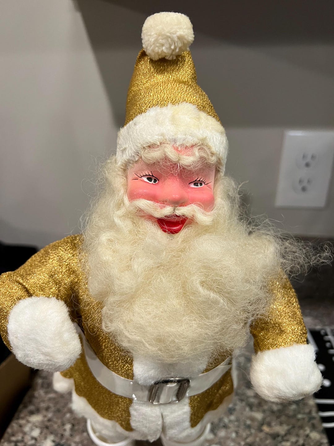 Vintage Howard Gale Santa Gold Suite Christmas Decor - Etsy