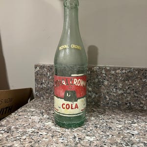 Vintage Royal Crown Cola Bottle - Etsy