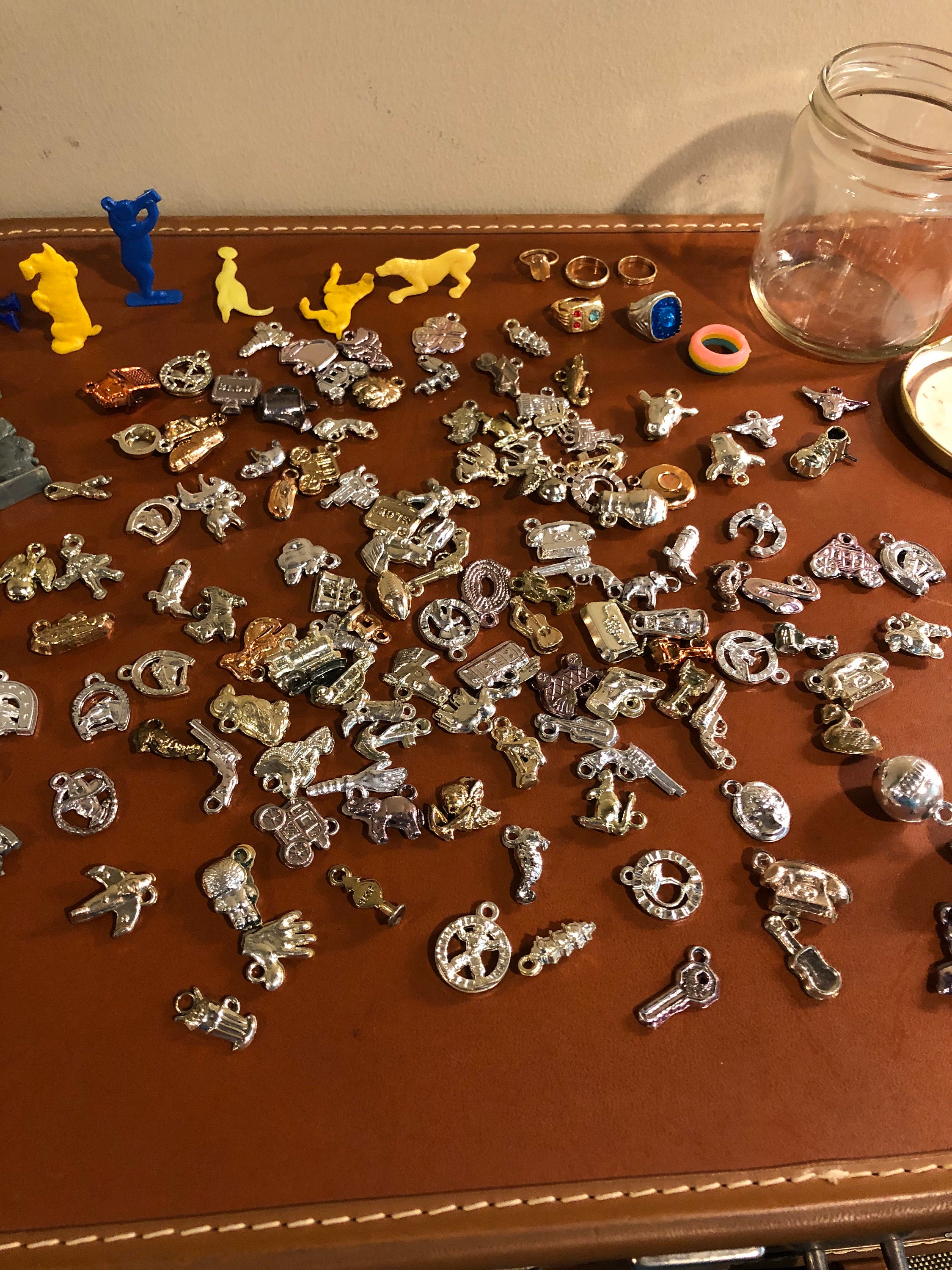 Vintage jar of mixed Cracker Jack prizes | Etsy