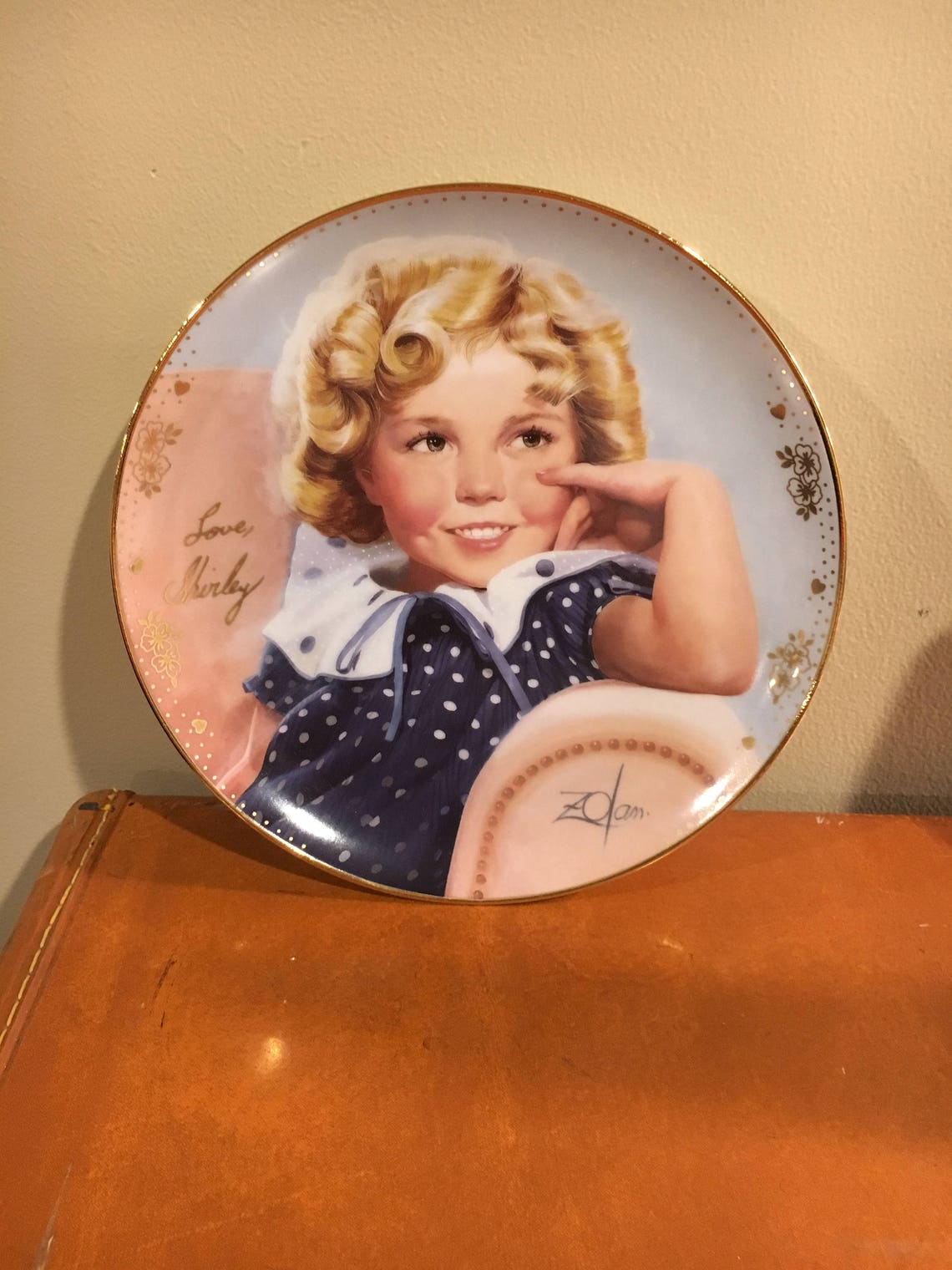 Vintage Shirley Temple Signature Plate Ambassador Of Etsy