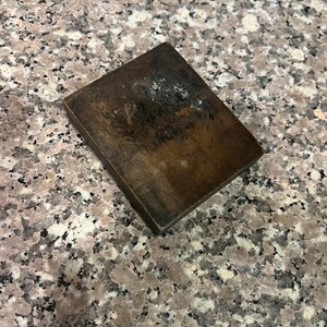 Vintage Metal and Wood Advertisement Printing Block - Etsy