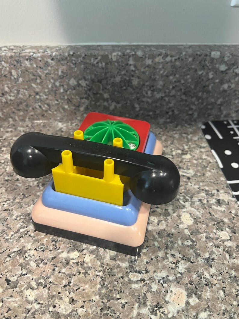 Vintage Plastic “ed-u-phone” Toy Puzzle - Etsy