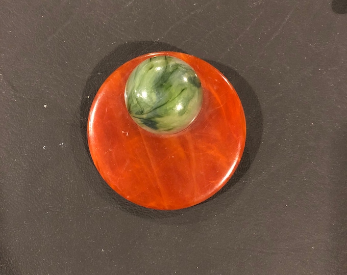 CONFETTI BAKELITE BROOCH "atomic Design Shape" 1930's Collectible Great ...