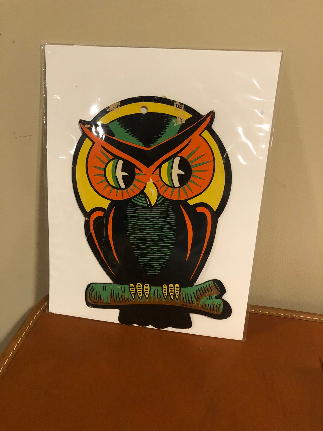 Vintage Owl Halloween Die Cut - Etsy