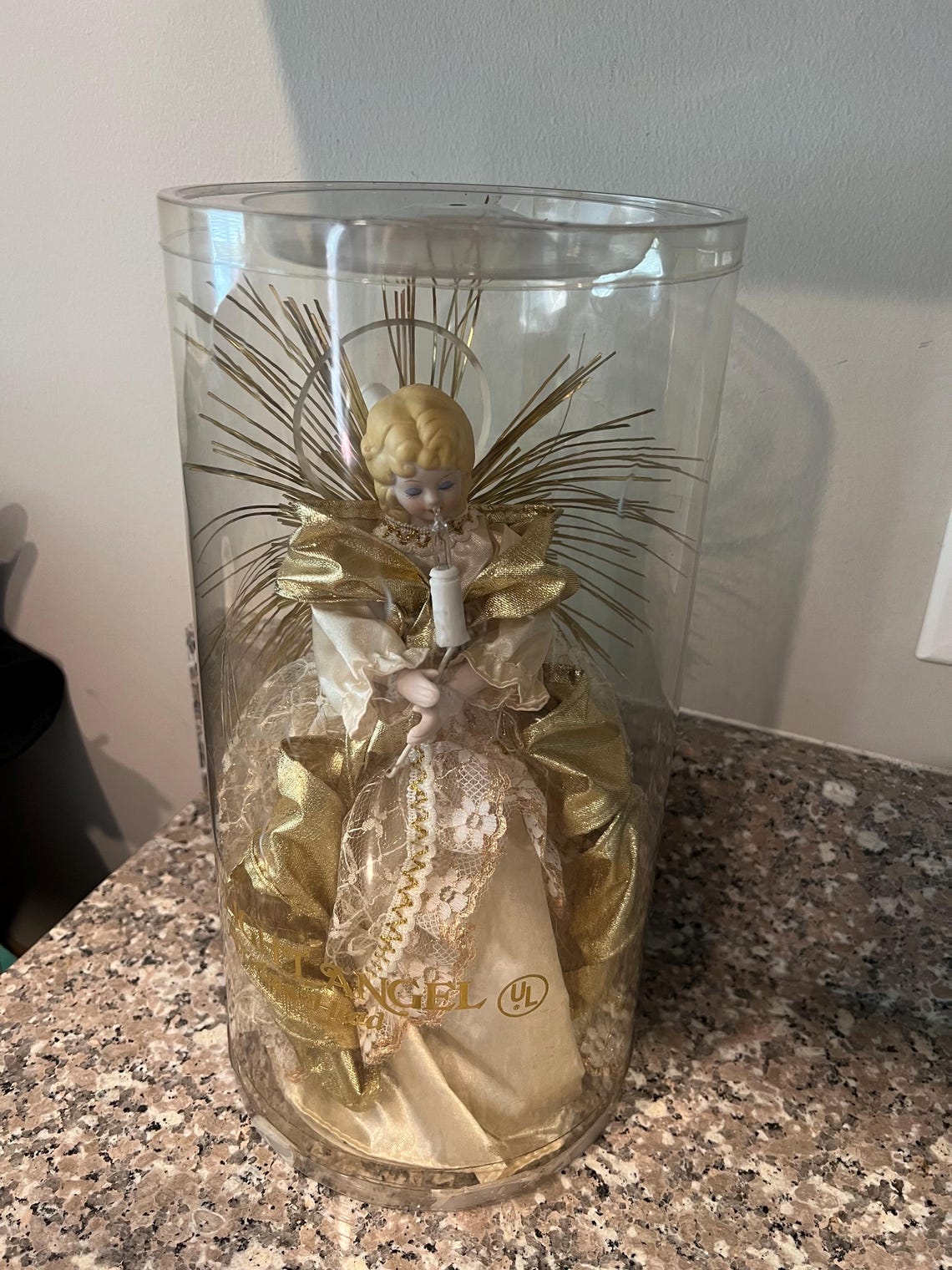 Vintage Angel Porcelain Tree Topper. Does Not Light Up. - Etsy