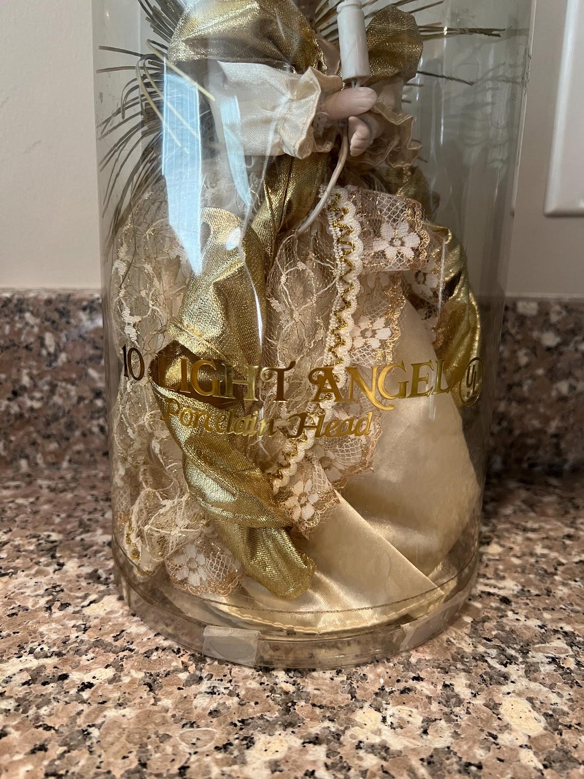 Vintage Angel Porcelain Tree Topper. Does Not Light Up. - Etsy