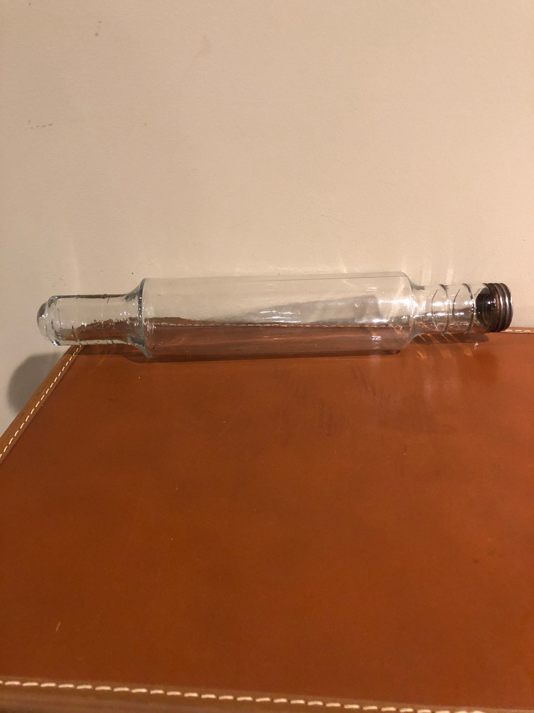 Vintage Glass Rolling Pin - Etsy