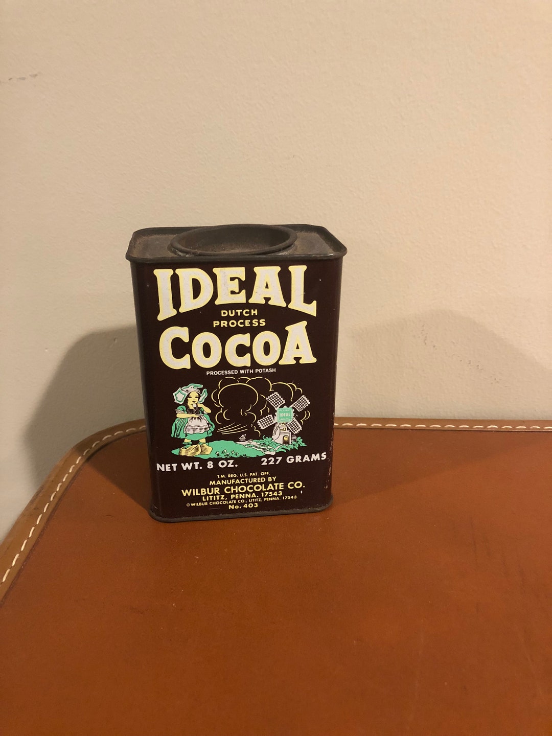 Vintage Ideal Cocoa Tin - Etsy