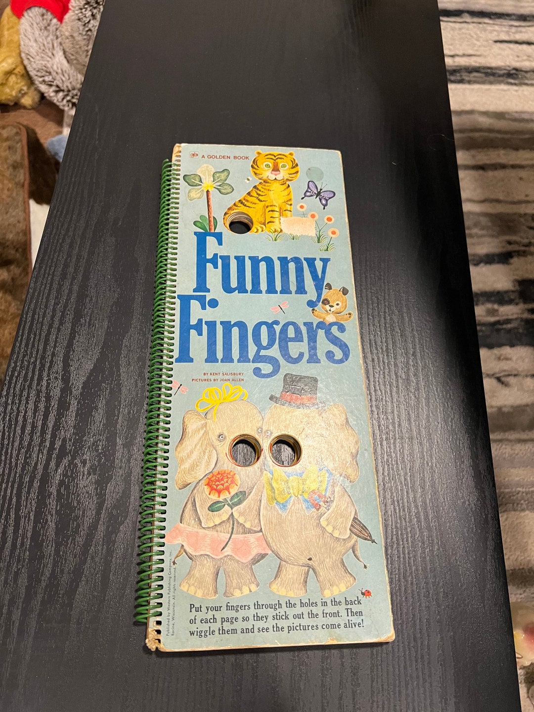 Vintage Funny Fingers Golden Book - Etsy