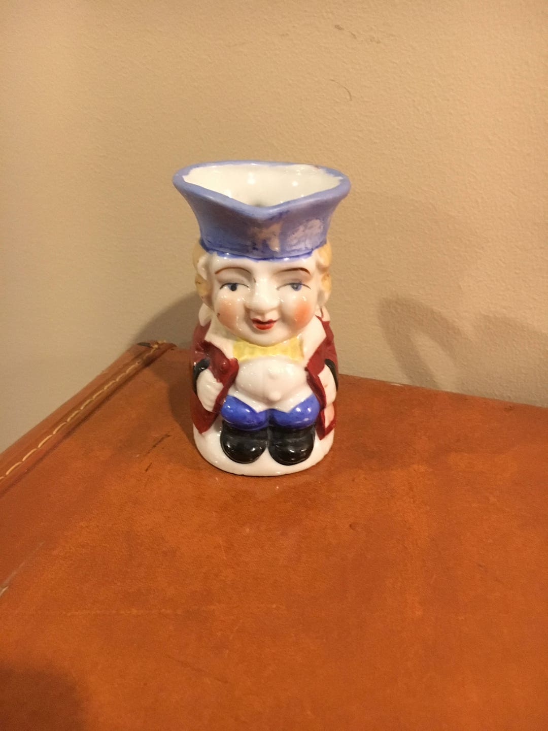 Vintage Toby Character Small Pitcher Made in Japan - Etsy