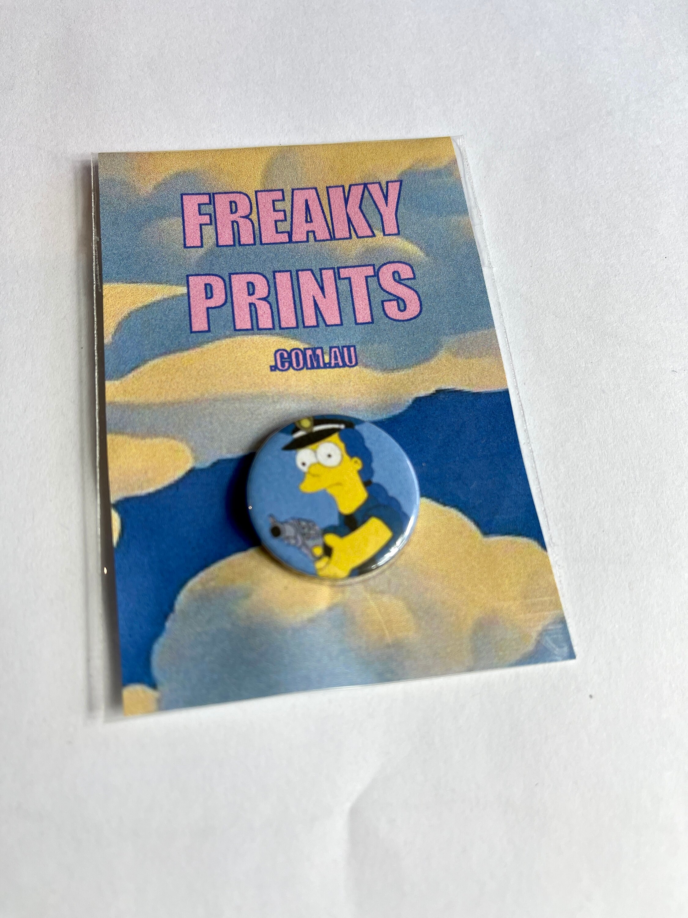 Marge Simpson Badge the Simpsons Button Funny Pin Back Accessories - Etsy