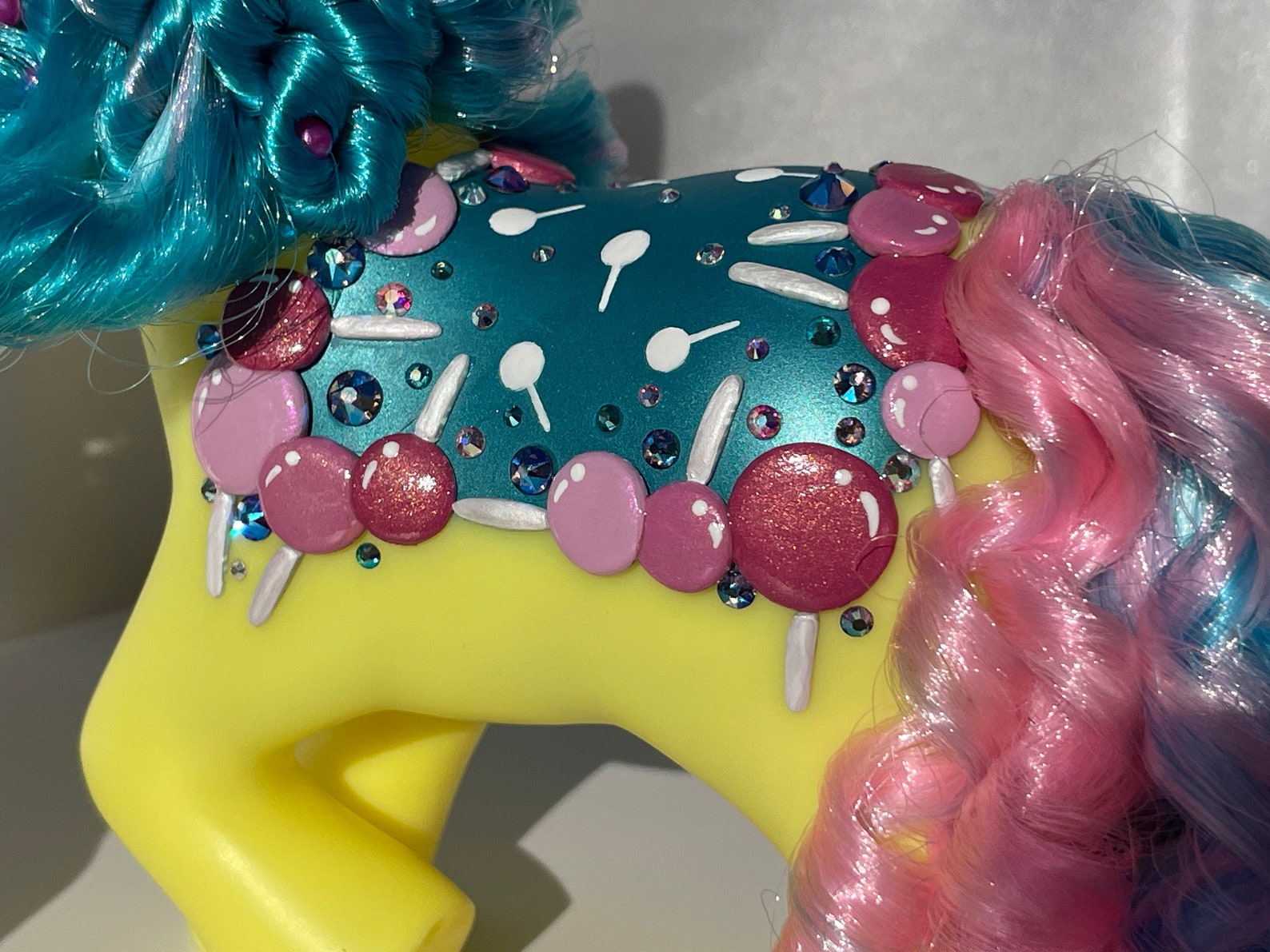 My Little Pony Custom G1 Merry Go Round * TOOTSIE * Swarovski Crystal ...