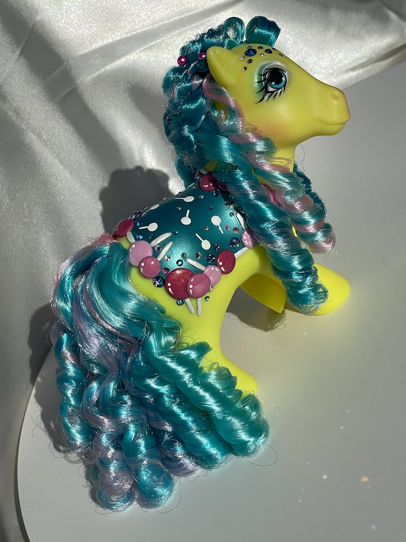 My Little Pony Custom G1 Merry Go Round TOOTSIE Swarovski Crystal ...