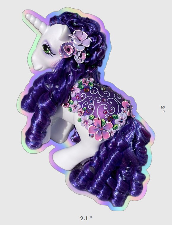 My Little Pony Holographic and Pixie Dust Stickers - Etsy