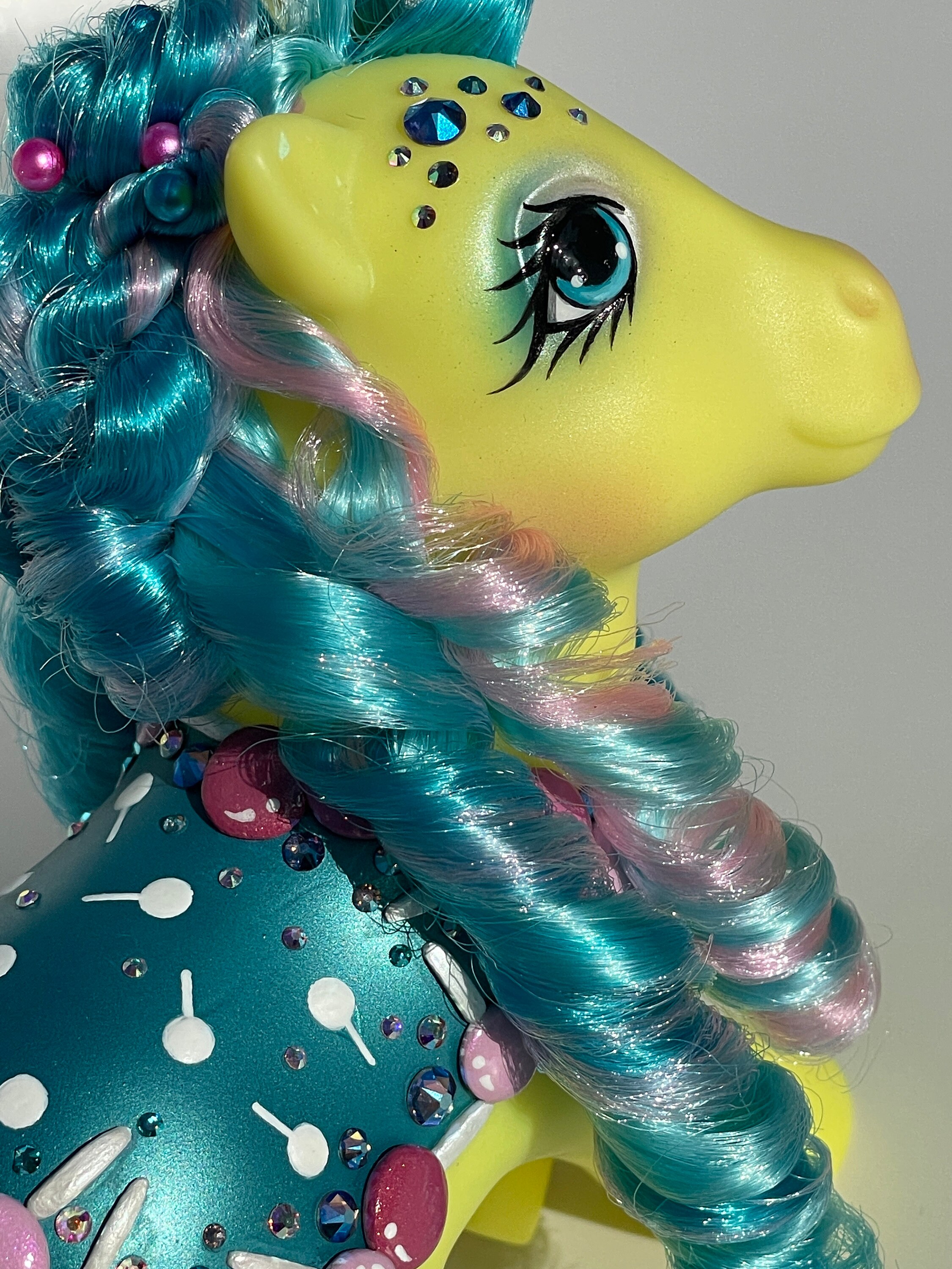 My Little Pony Custom G1 Merry Go Round TOOTSIE Swarovski Crystal ...