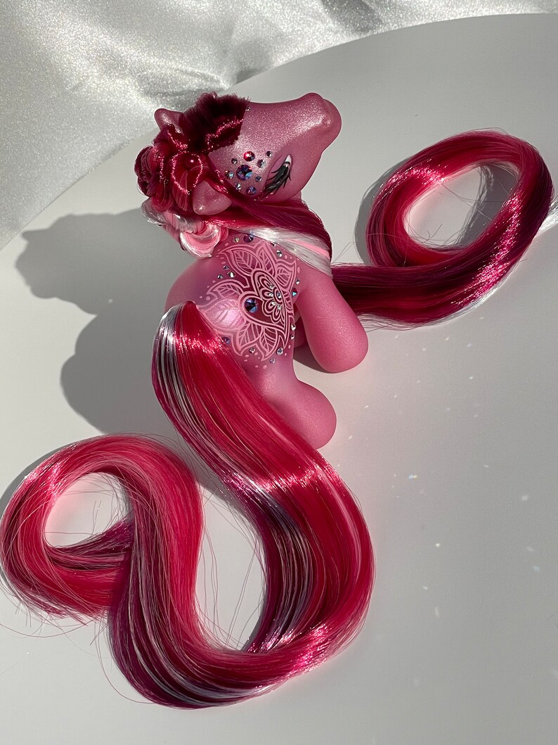 My Little Pony Custom OOAK G3 Henna Pony RADHA Swarovski Rhinestone ...