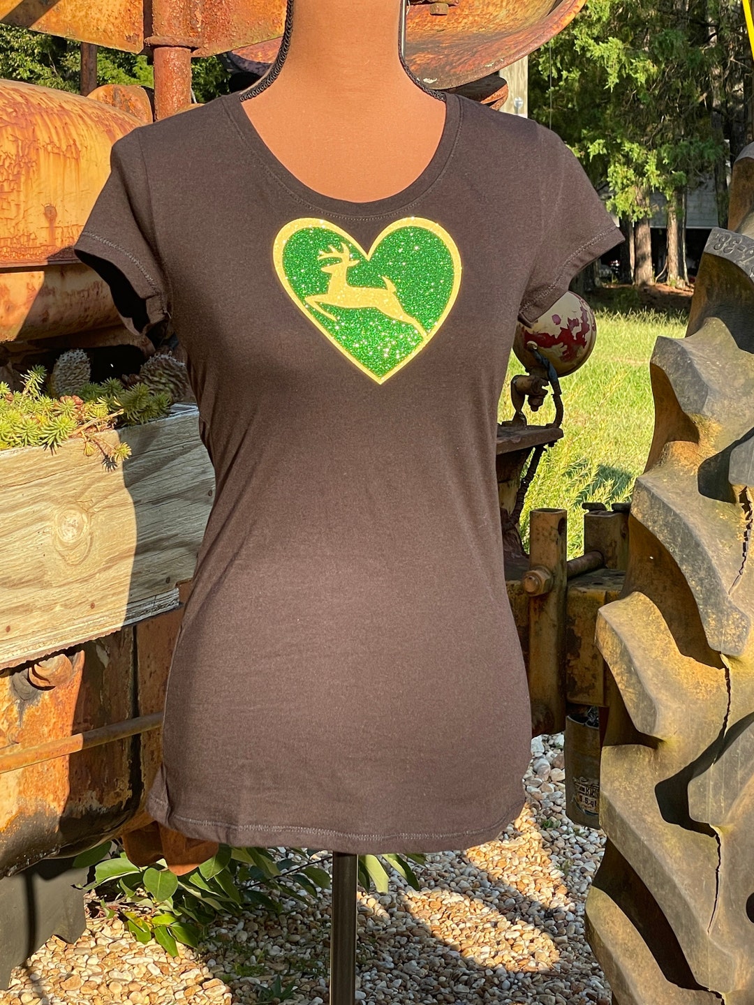 Women's Short-sleeve TRACTOR SPARKLE Shirt ** John Deere, International ...