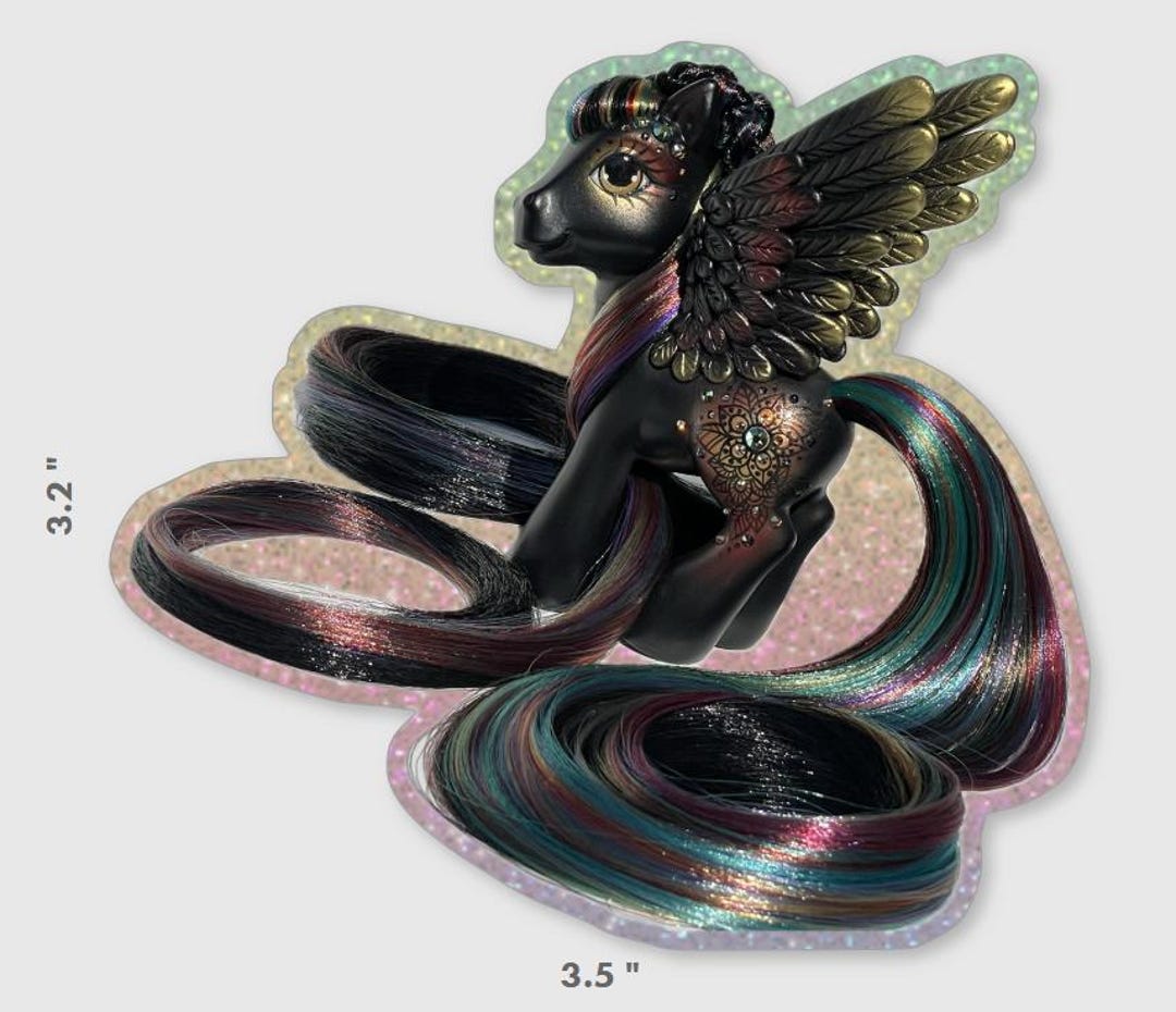 My Little Pony Gen3 and Gen 4 Holographic and Pixie Dust Stickers - Etsy