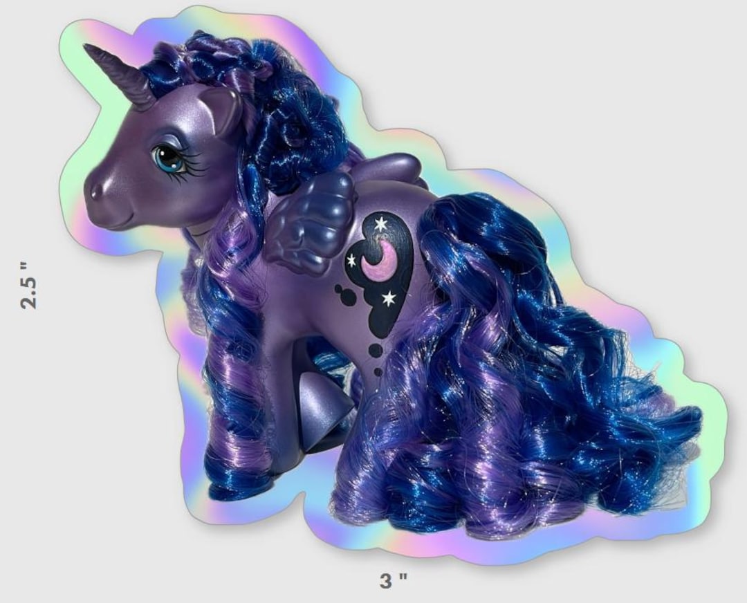 My Little Pony Gen 1 Holographic and Pixie Dust Stickers - Etsy