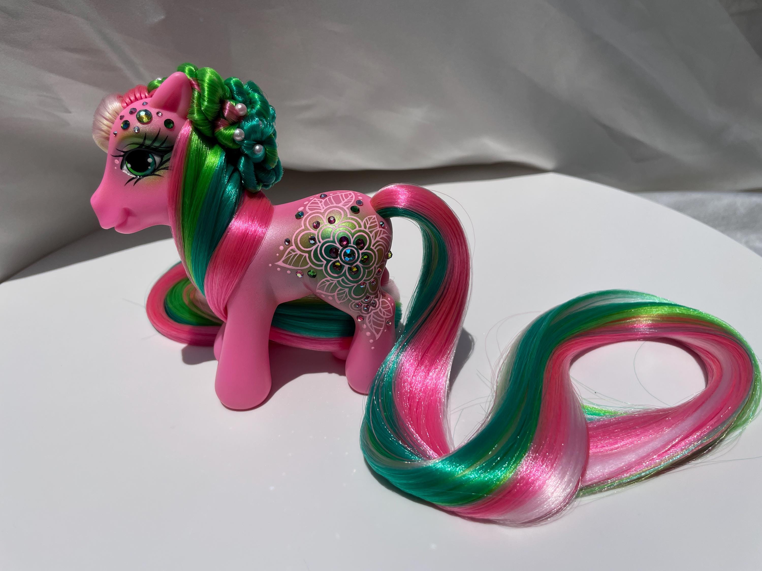 My Little Pony Custom OOAK G3 Henna Pony HARSHADA Swarovski Rhinestone ...
